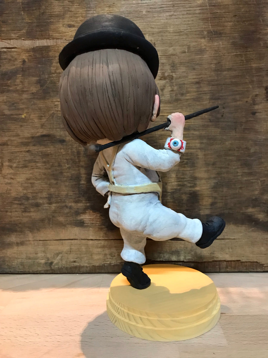 Kewpie Alex DeLarge Art Toy Sculpture – Parlor Tattoo Prints